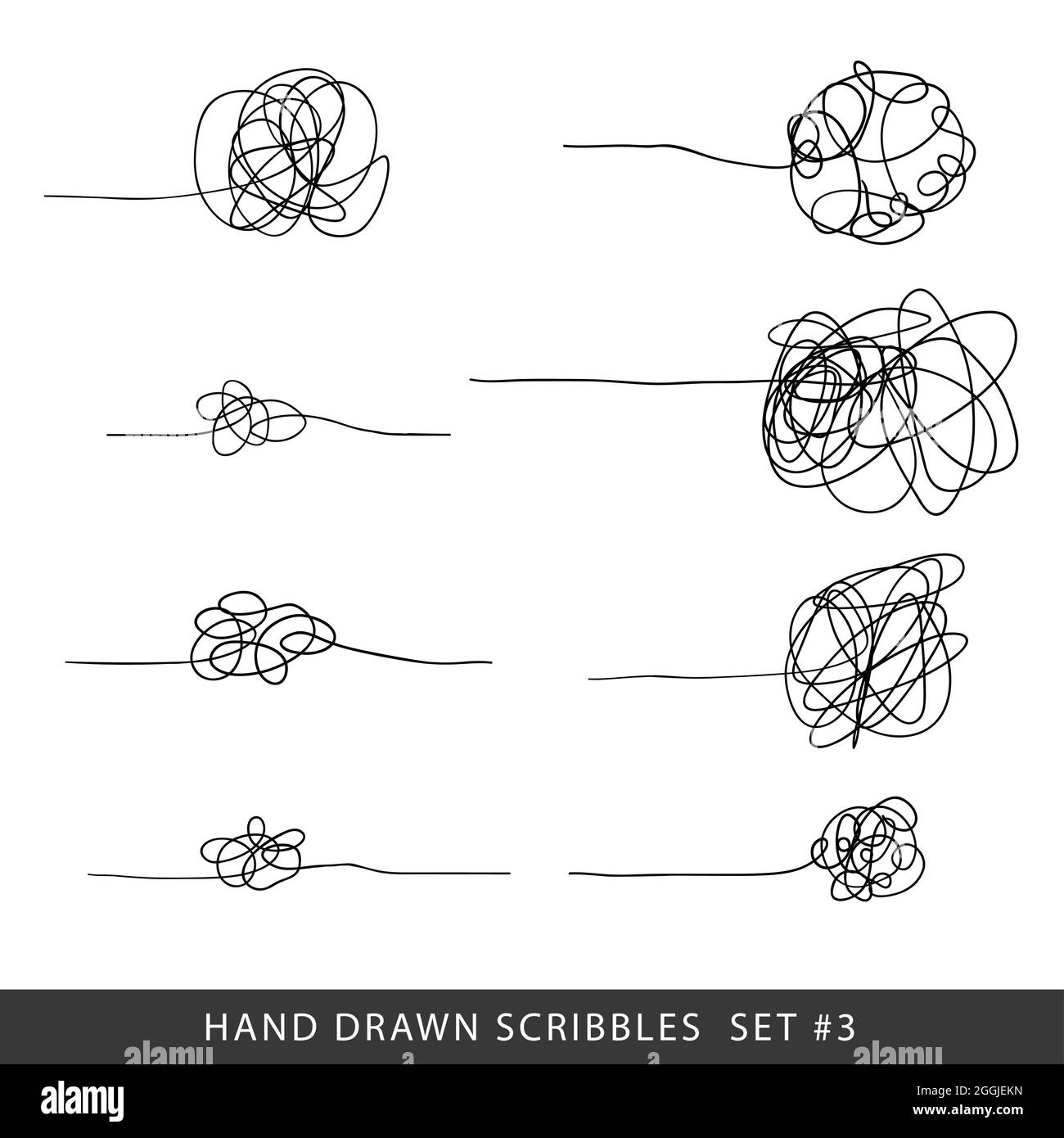 Hand drawn lines with knot hi-res stock photography and images - Alamy