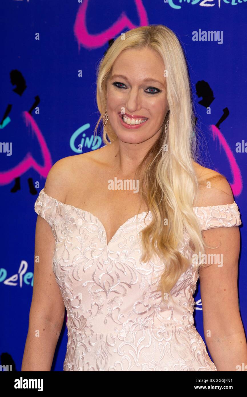 London, UK. Hayley Palmer at Andrew Lloyd Webber's Cinderella musical ...