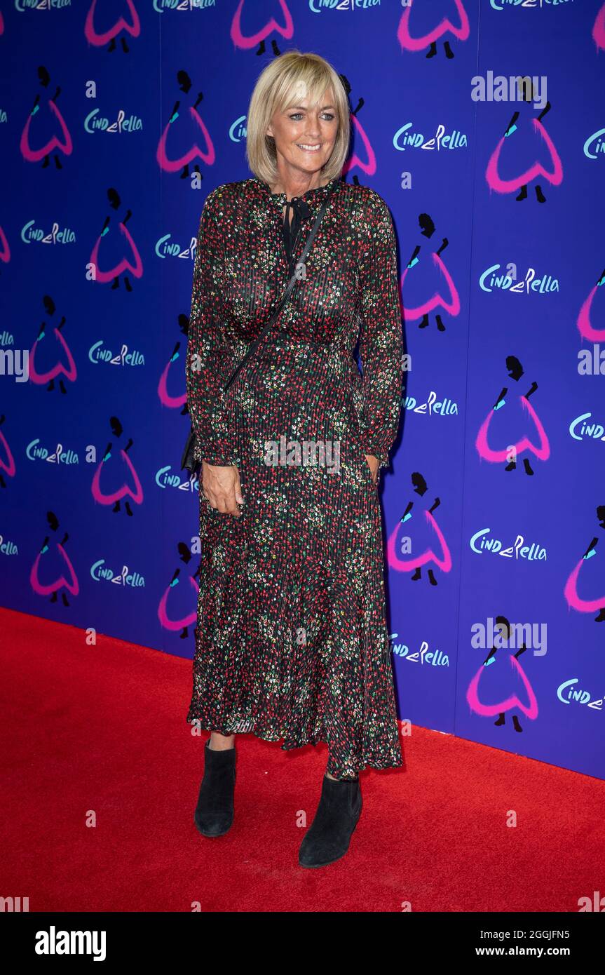 London, UK. Jane Moore at Andrew Lloyd Webber's Cinderella musical ...