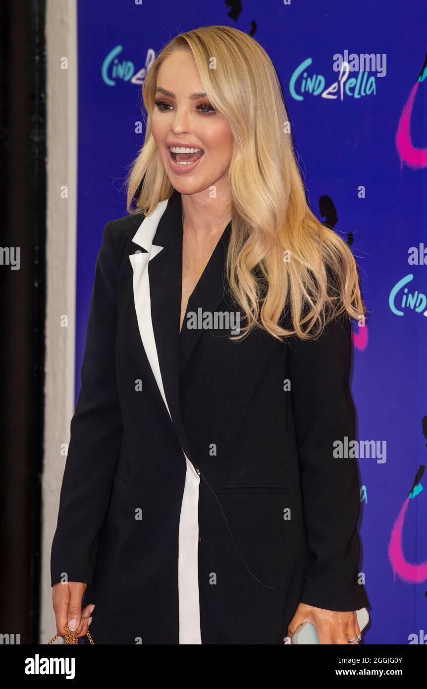 London, UK. Katie Piper at Andrew Lloyd Webber's Cinderella musical ...
