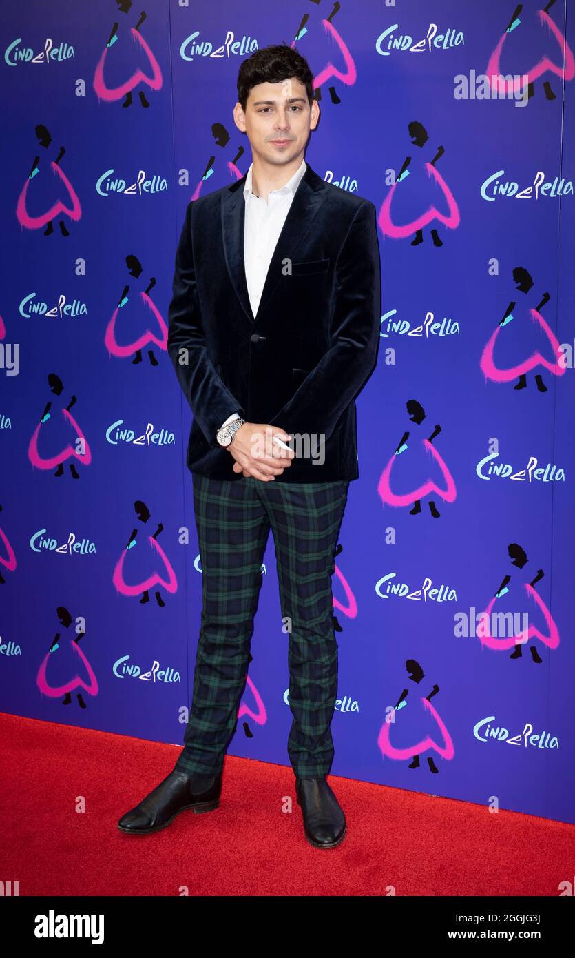 London, UK. Matt Richardson at Andrew Lloyd Webber's Cinderella musical ...