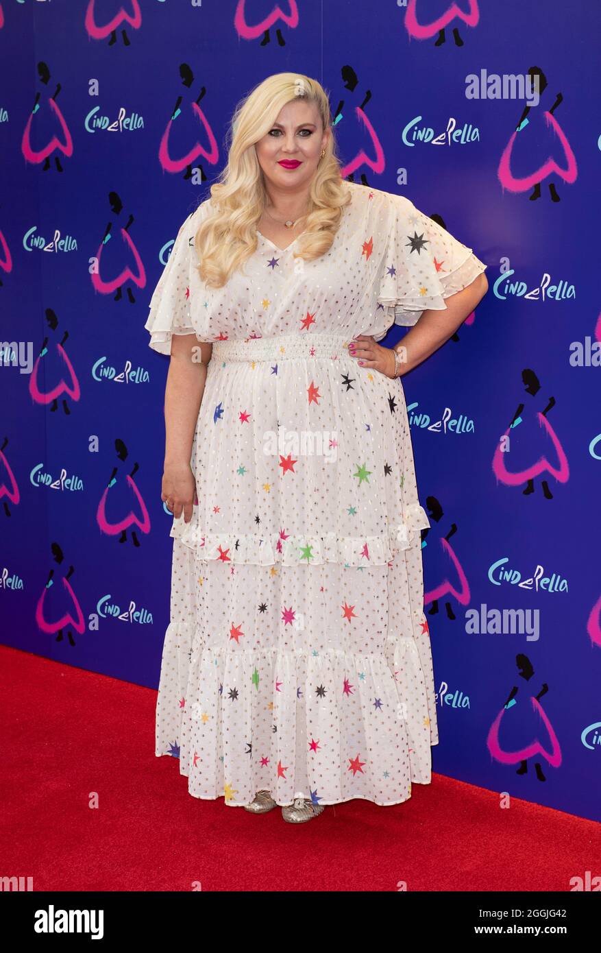 London, UK. Louise Pentland at Andrew Lloyd Webber's Cinderella musical ...