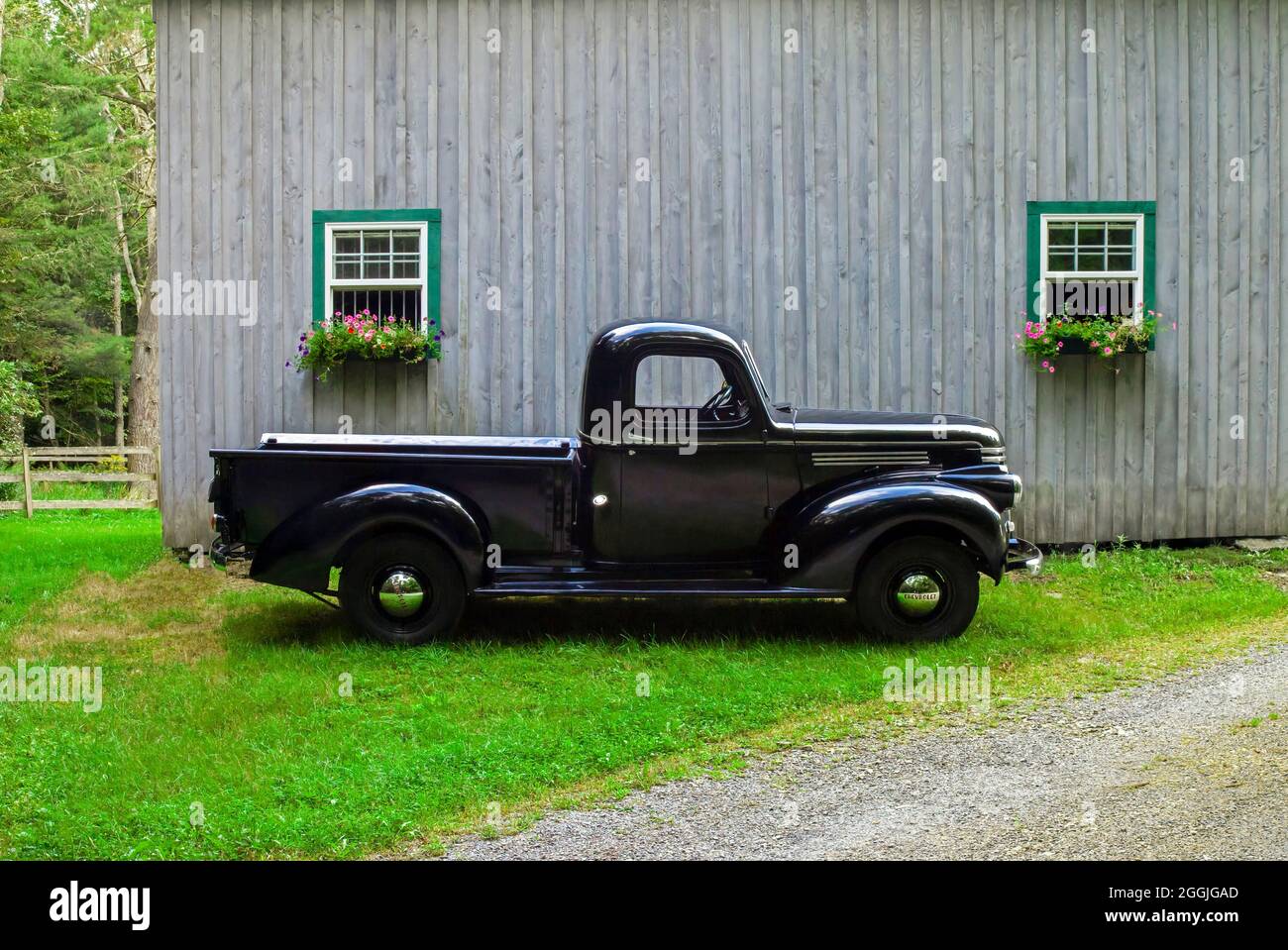 A 1941 pre-World War II Chevrolet 1/2 ton restored pick-up truck Stock ...