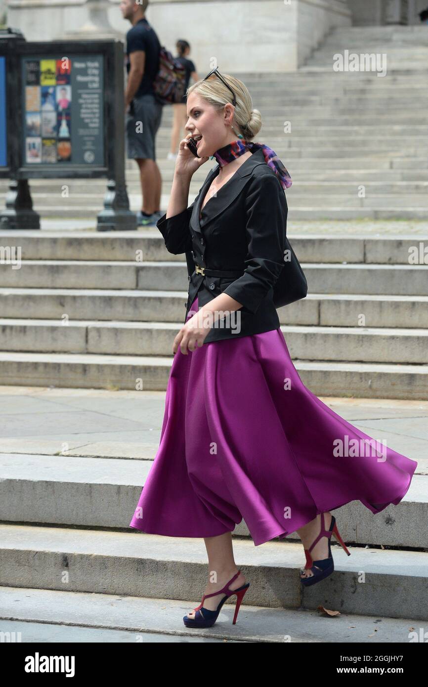New York, NY, USA. 31st Aug, 2021. Katie Sexton on location for ...