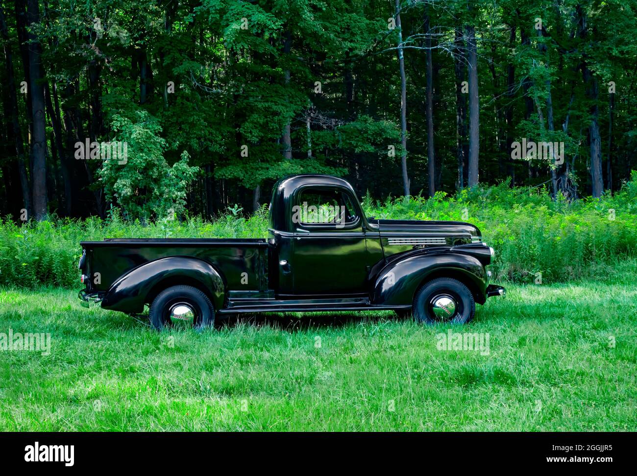 A 1941 pre-World War II Chevrolet 1/2 ton restored pick-up truck Stock ...