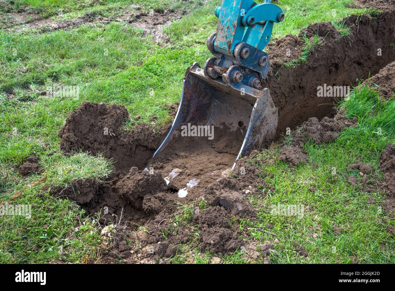 Small digger foundation hi-res stock photography and images - Alamy