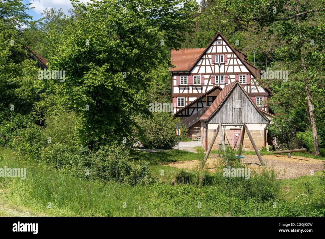 Place in a pictoresque mountain landscape hi-res stock photography and ...
