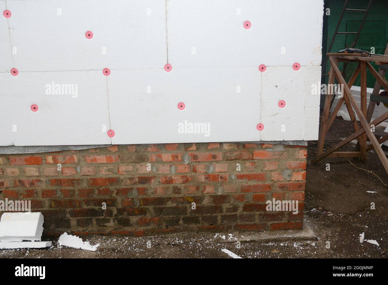 Rigid board external wall insulation hi-res stock photography and ...