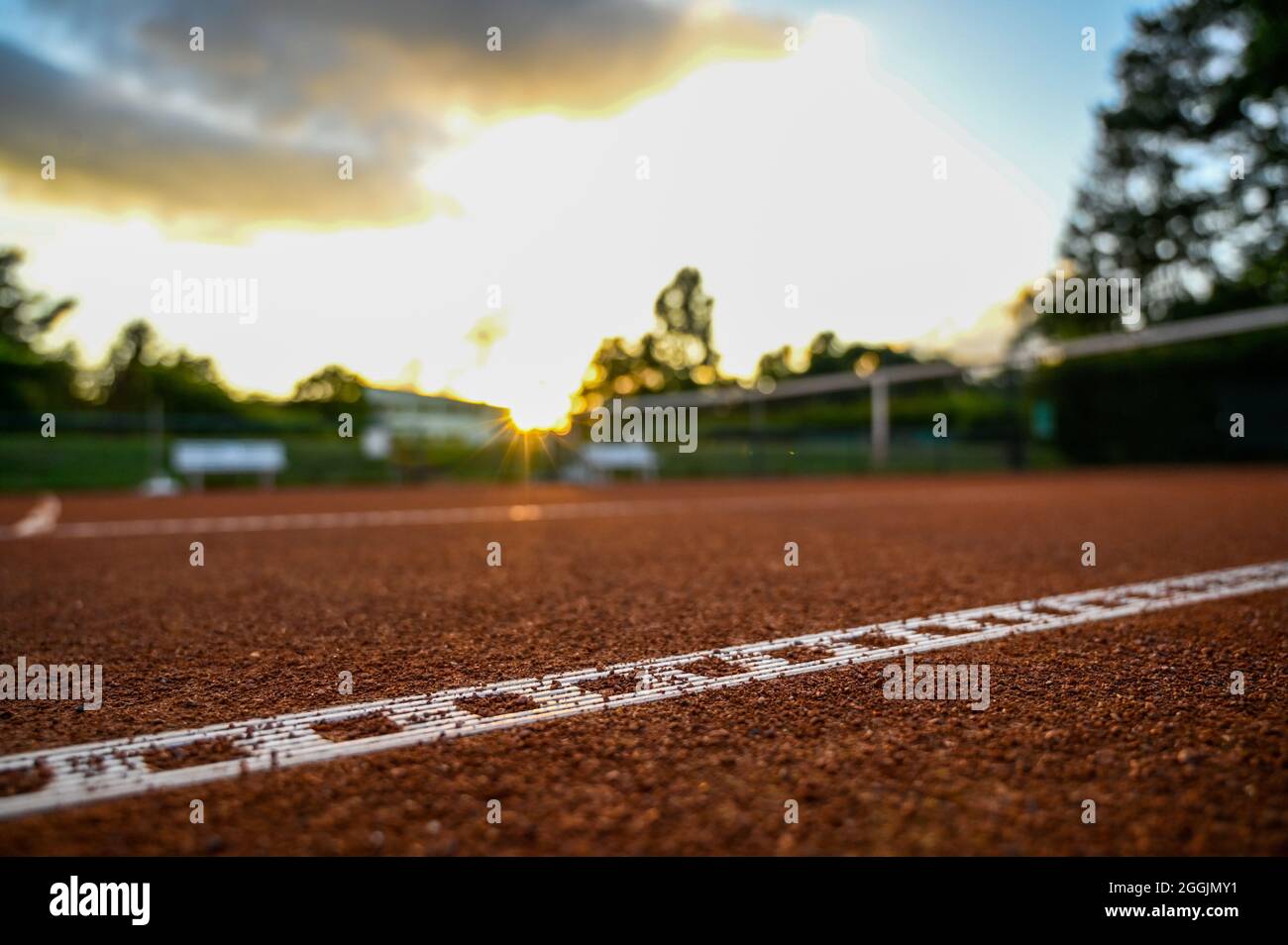 Tennis sunset hi-res stock photography and images - Alamy