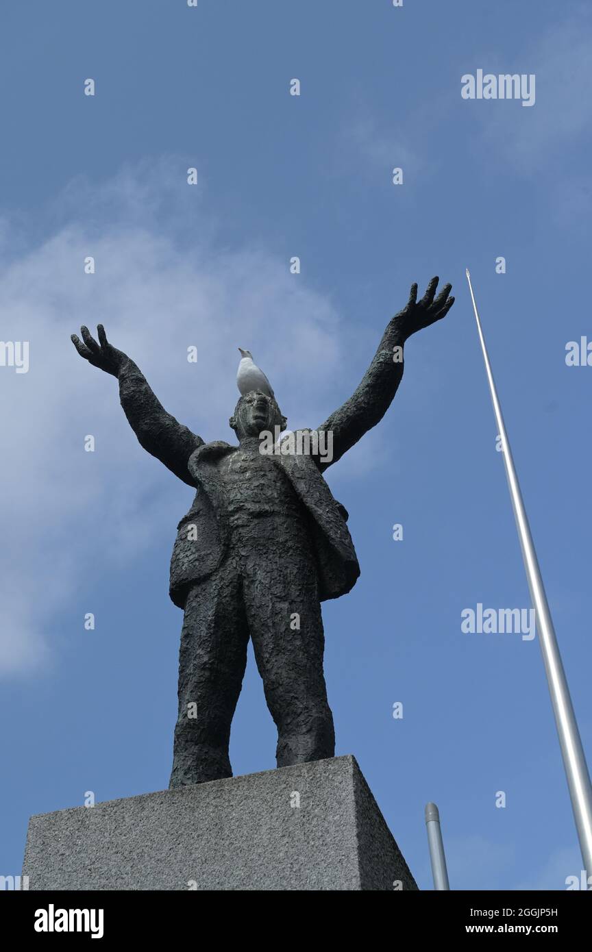 James Larkin Statue, O'Connell Street, Dublin Stock Photo - Alamy