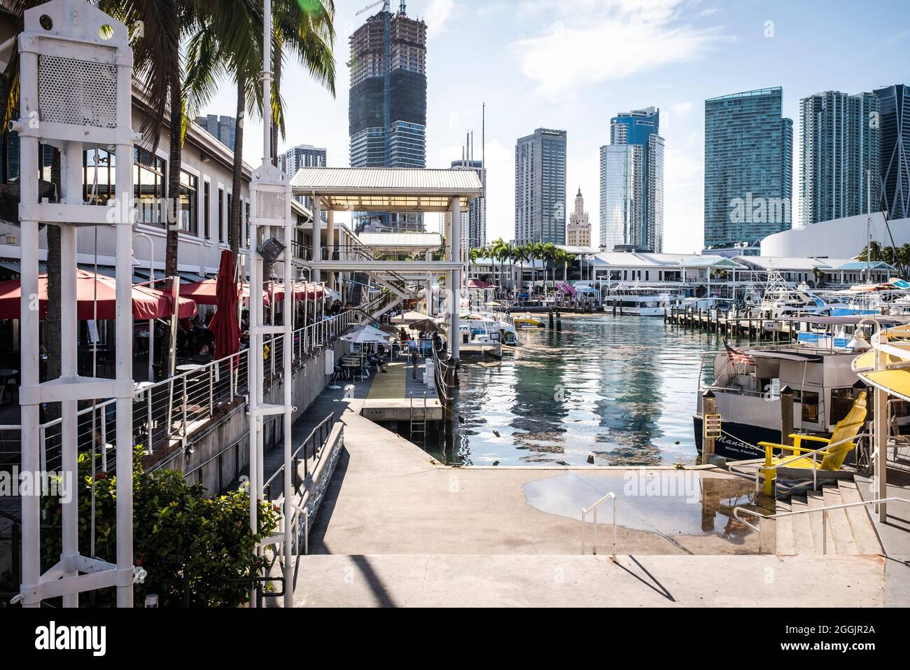 Bayside Marketplace, Downtown Miami, Florida Stock Photo - Alamy