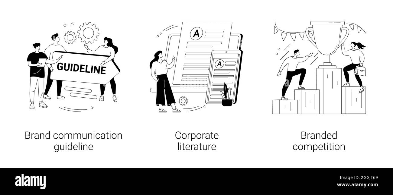 Brochure visual identity Cut Out Stock Images & Pictures - Alamy