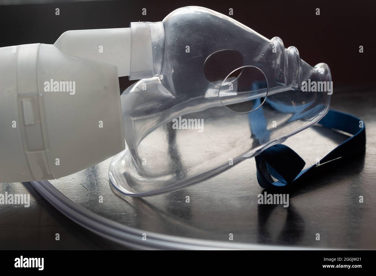 Close-up of a nebulizer on a table for asthma sufferers Stock Photo - Alamy