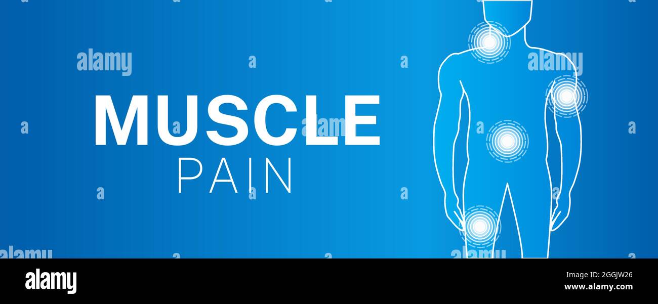 Muscle pain Stock Vector Images - Alamy