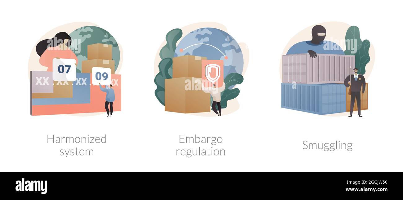 Logistics industry abstract concept vector illustrations Stock Vector ...