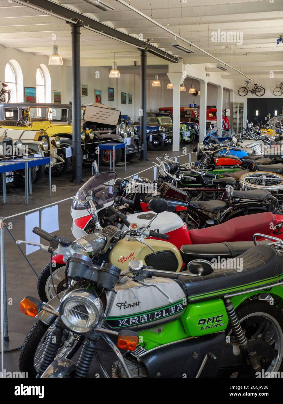 Vintage car in the Melle car museum, Osnabruecker Land, Lower Saxony ...