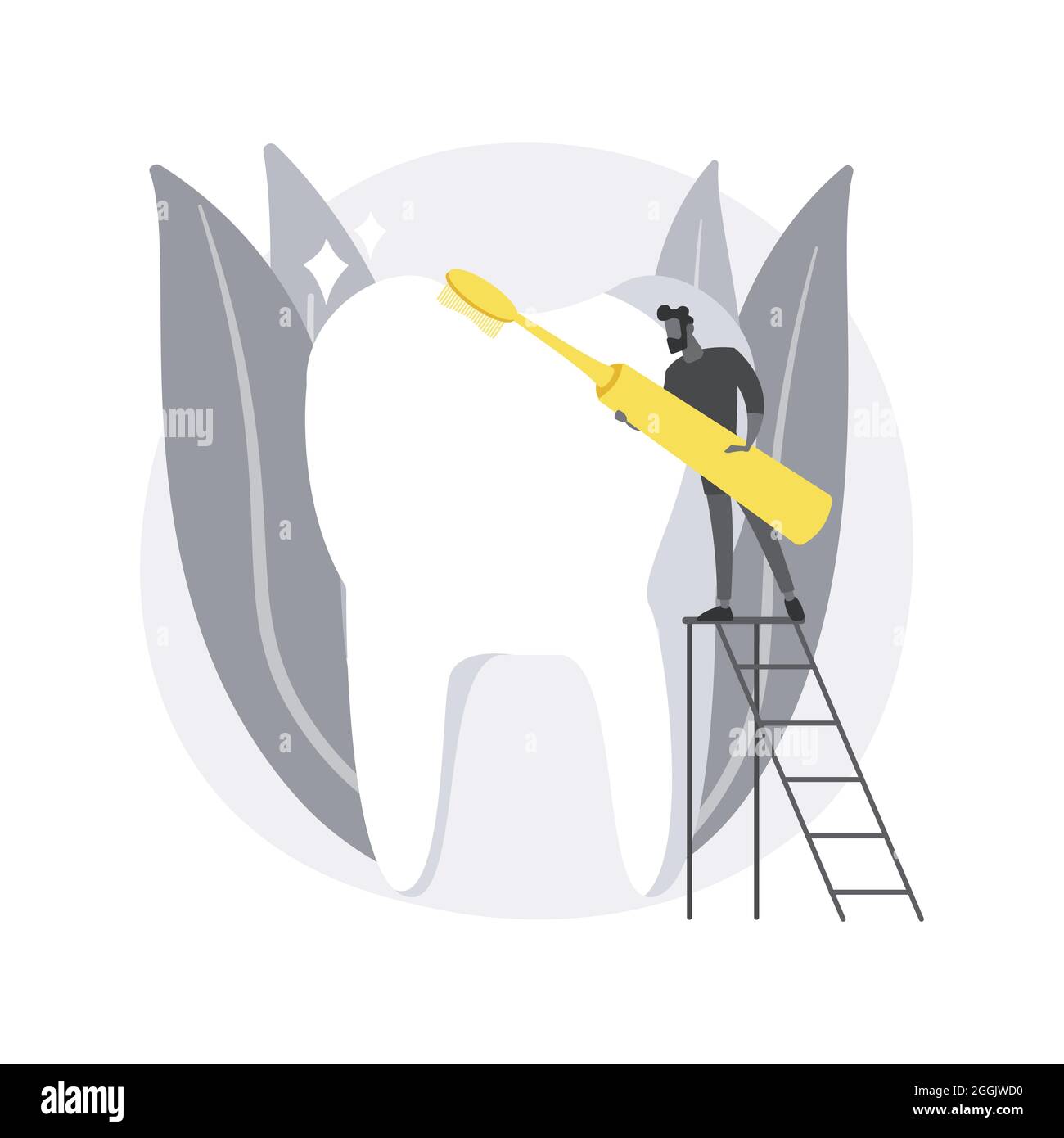 Cosmetic dentistry abstract concept vector illustration Stock Vector ...