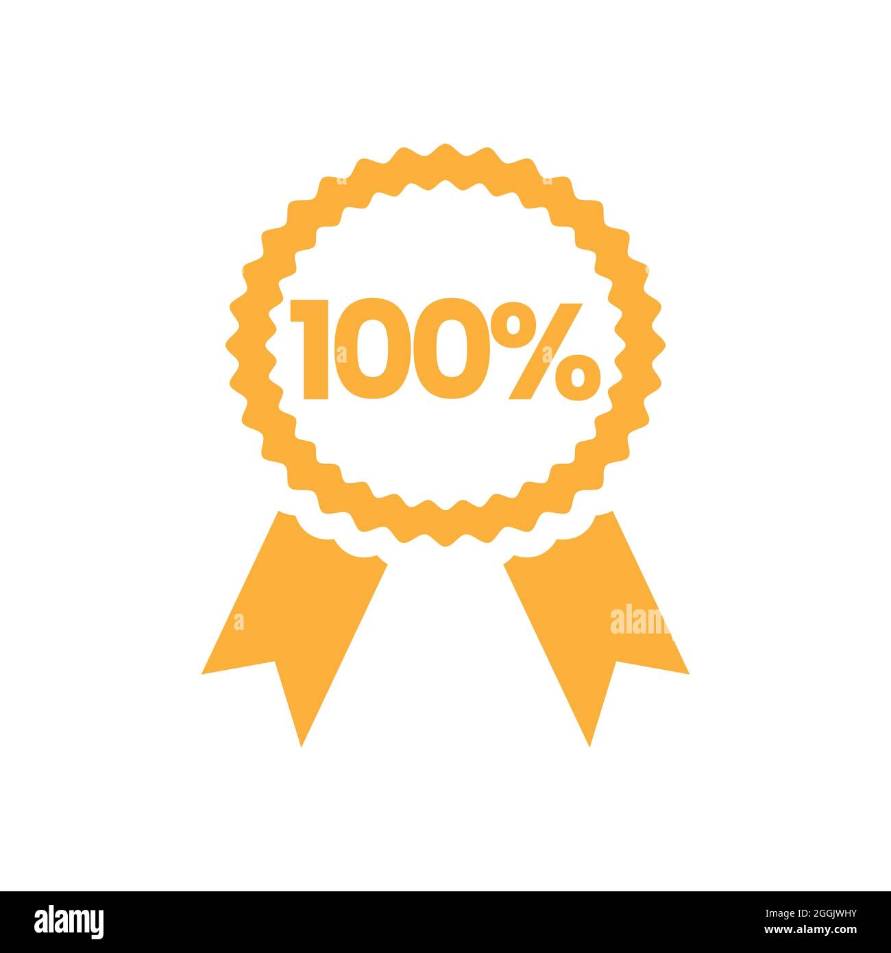 100 % Percent Ribbon Badge Stock Vector Image & Art - Alamy