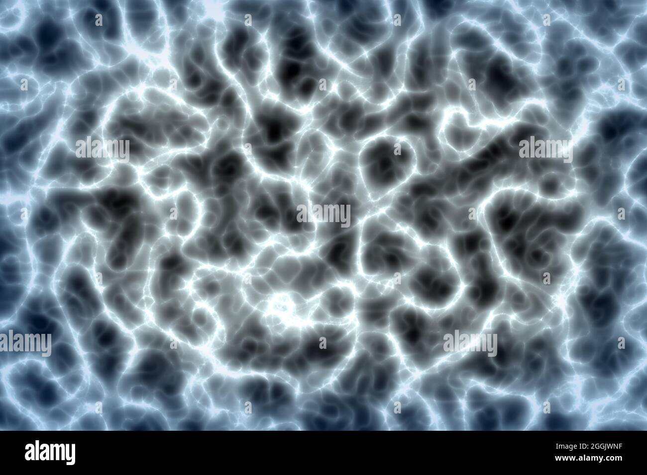 beautiful light blue round fluorescent lightings curves computer ...