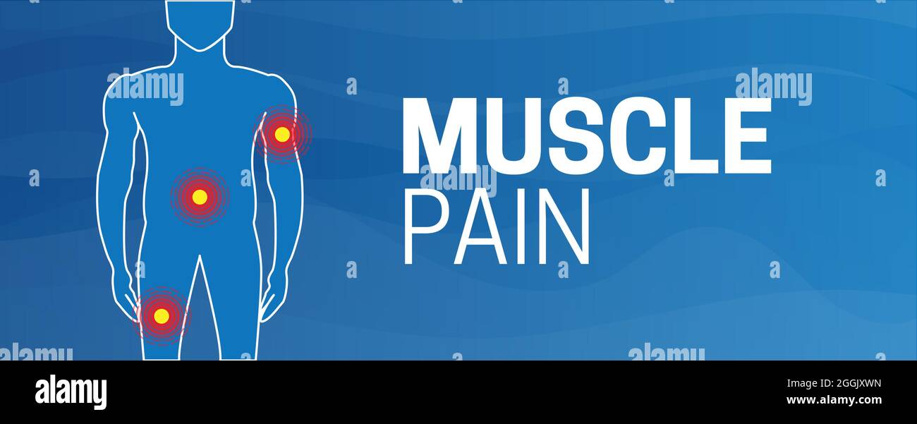 Muscle Pain Medical Background Illustration Stock Vector Image & Art ...