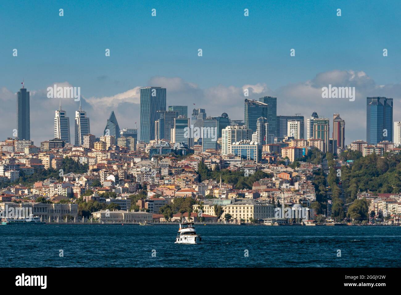 The Istanbul Skyline in Istanbul, Turkey Stock Photo - Alamy