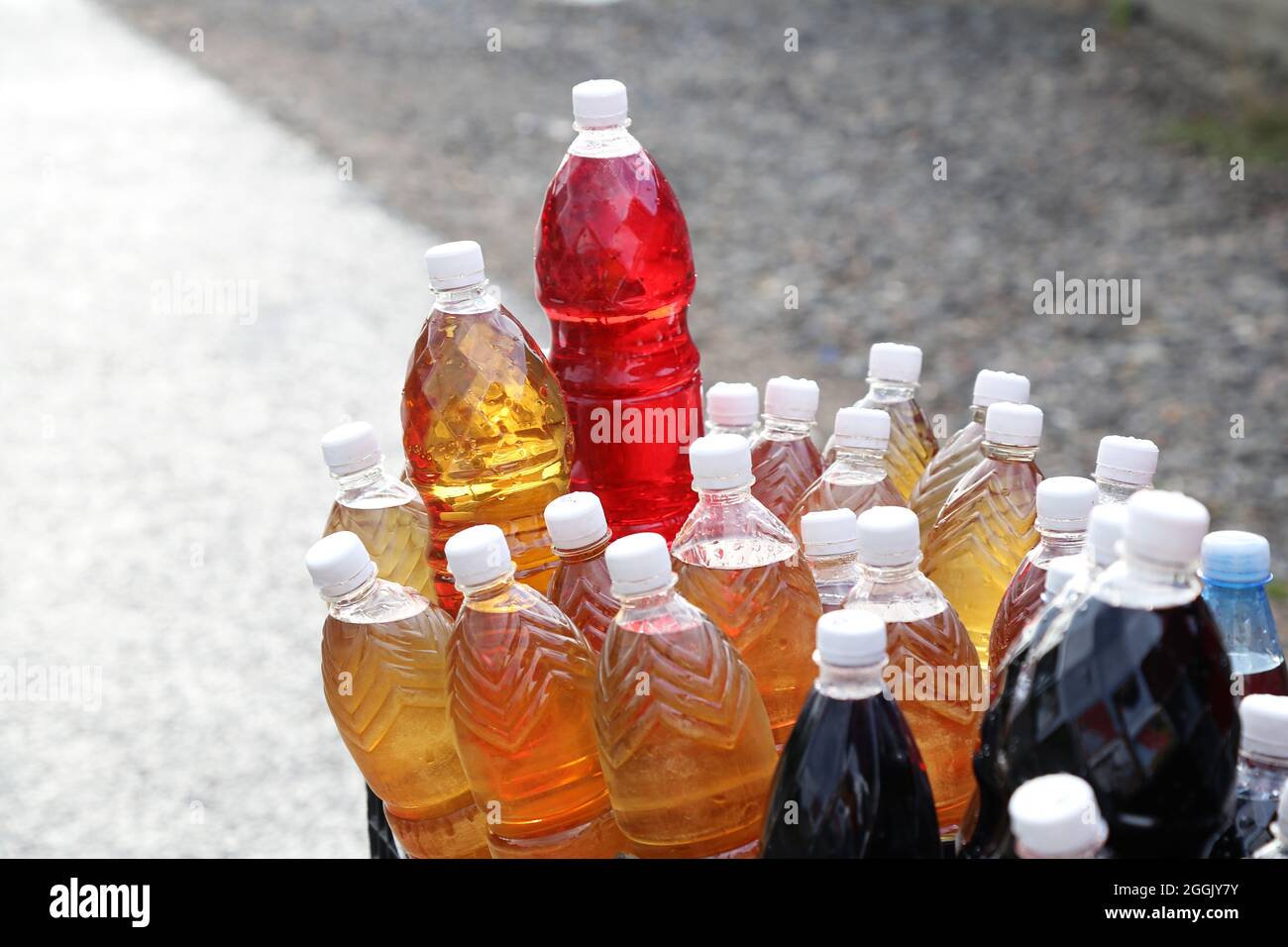 Homemade wine on the local market. Bottles mock up close up. High quality photo Stock Photo - Alamy