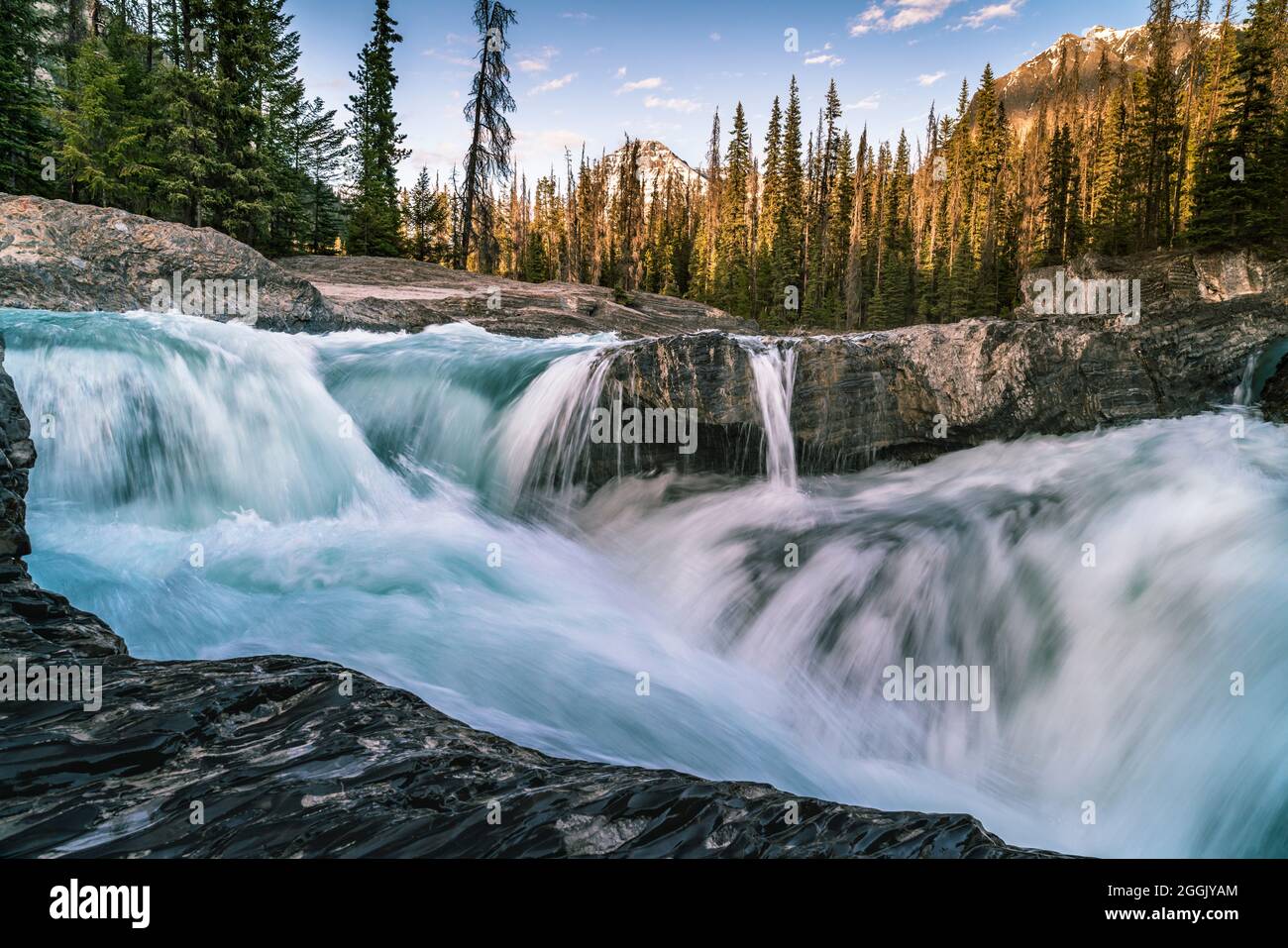 The Natural Bridge waterfalls Stock Photo - Alamy