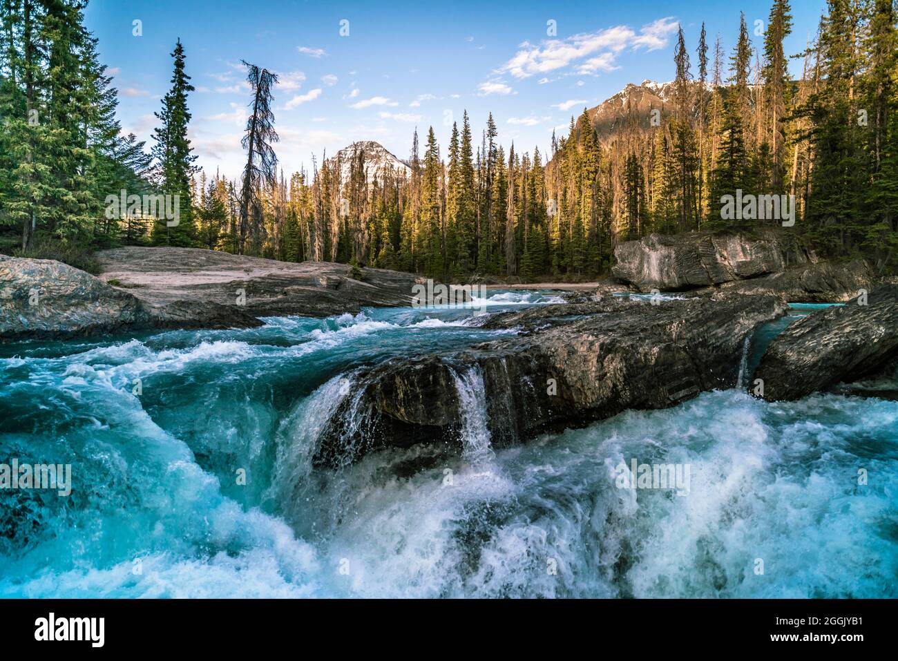 The Natural Bridge waterfalls Stock Photo - Alamy