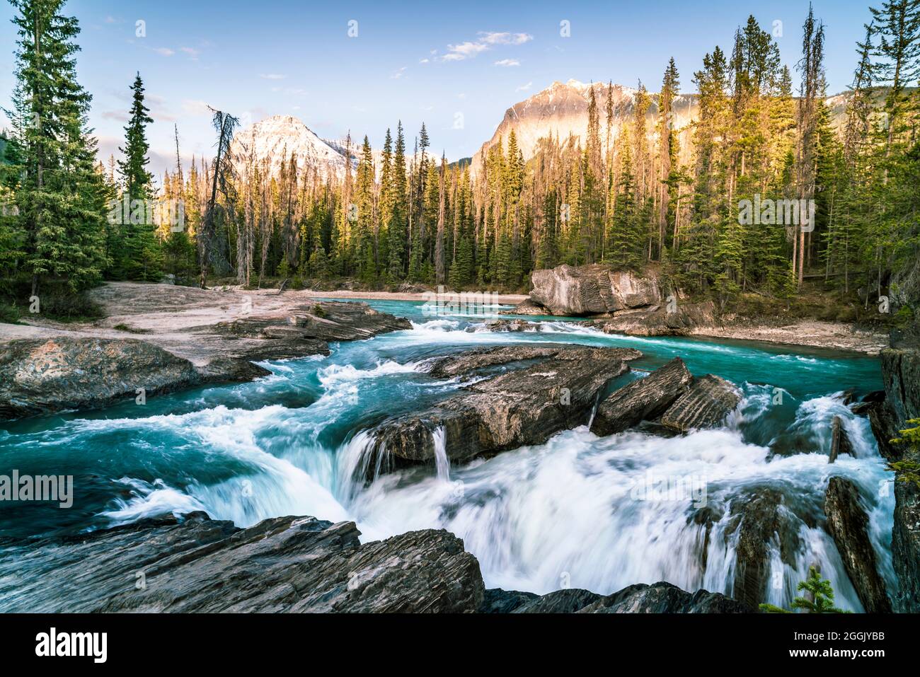 The Natural Bridge waterfalls Stock Photo - Alamy