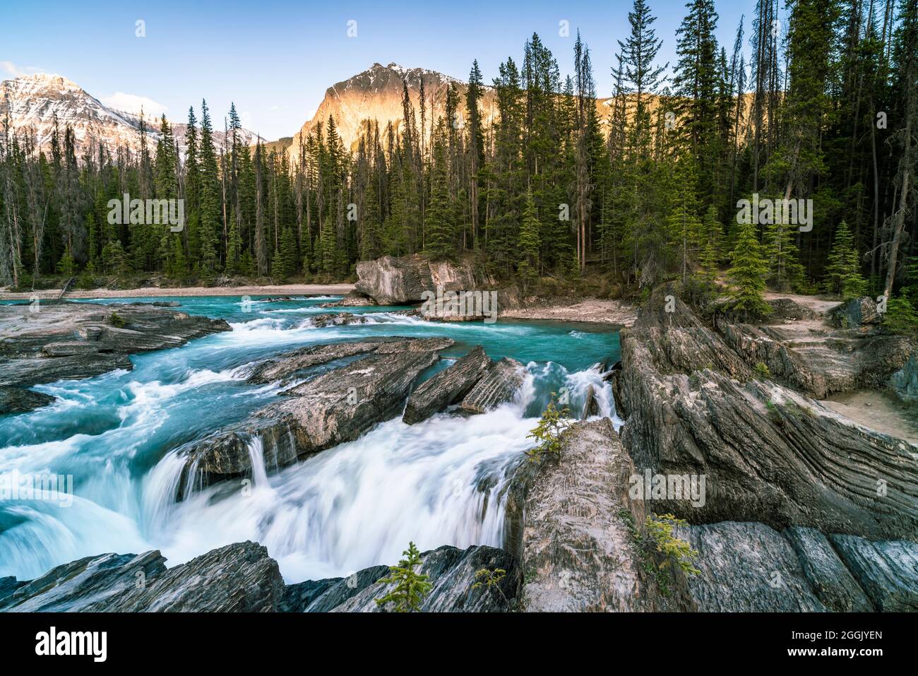 The Natural Bridge waterfalls Stock Photo - Alamy