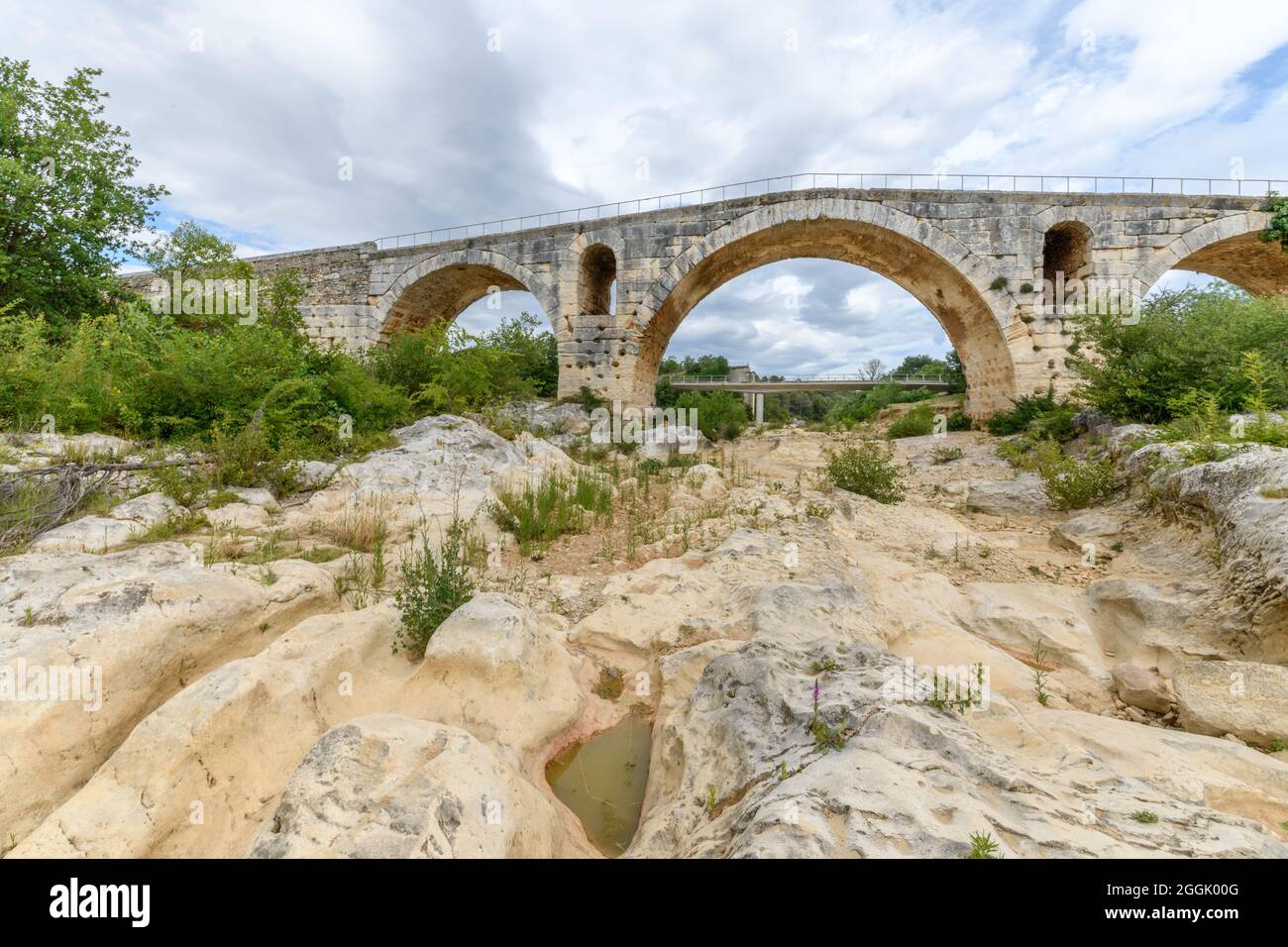 The Julien bridge, Roman bridge over the Calavon river. Roman bridge in ...