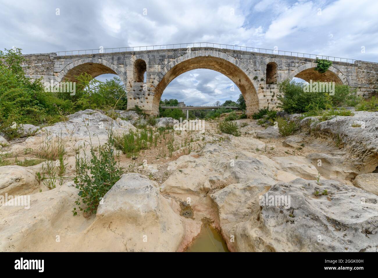 The Julien bridge, Roman bridge over a river. Roman bridge in the ...