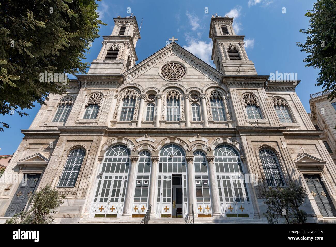 The Hagia Triada Greek Orthodox Church in Istanbul, Turkey Stock Photo ...