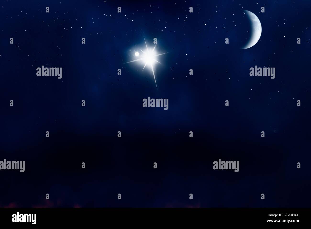 Night nighttime moon moonlight firmament hi-res stock photography and ...
