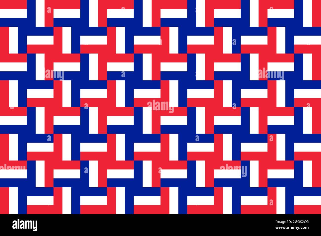 Simple geometric pattern in the colors of the national flag of France ...