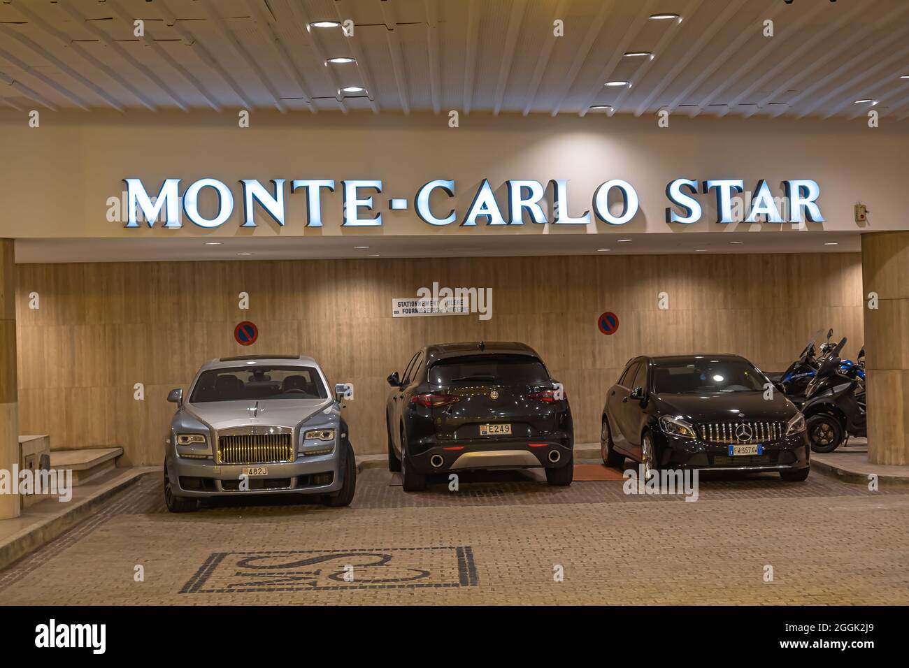 Monte Carlo, Monaco - July 4, 2020: The Monte Carlo Star is a luxurious ...