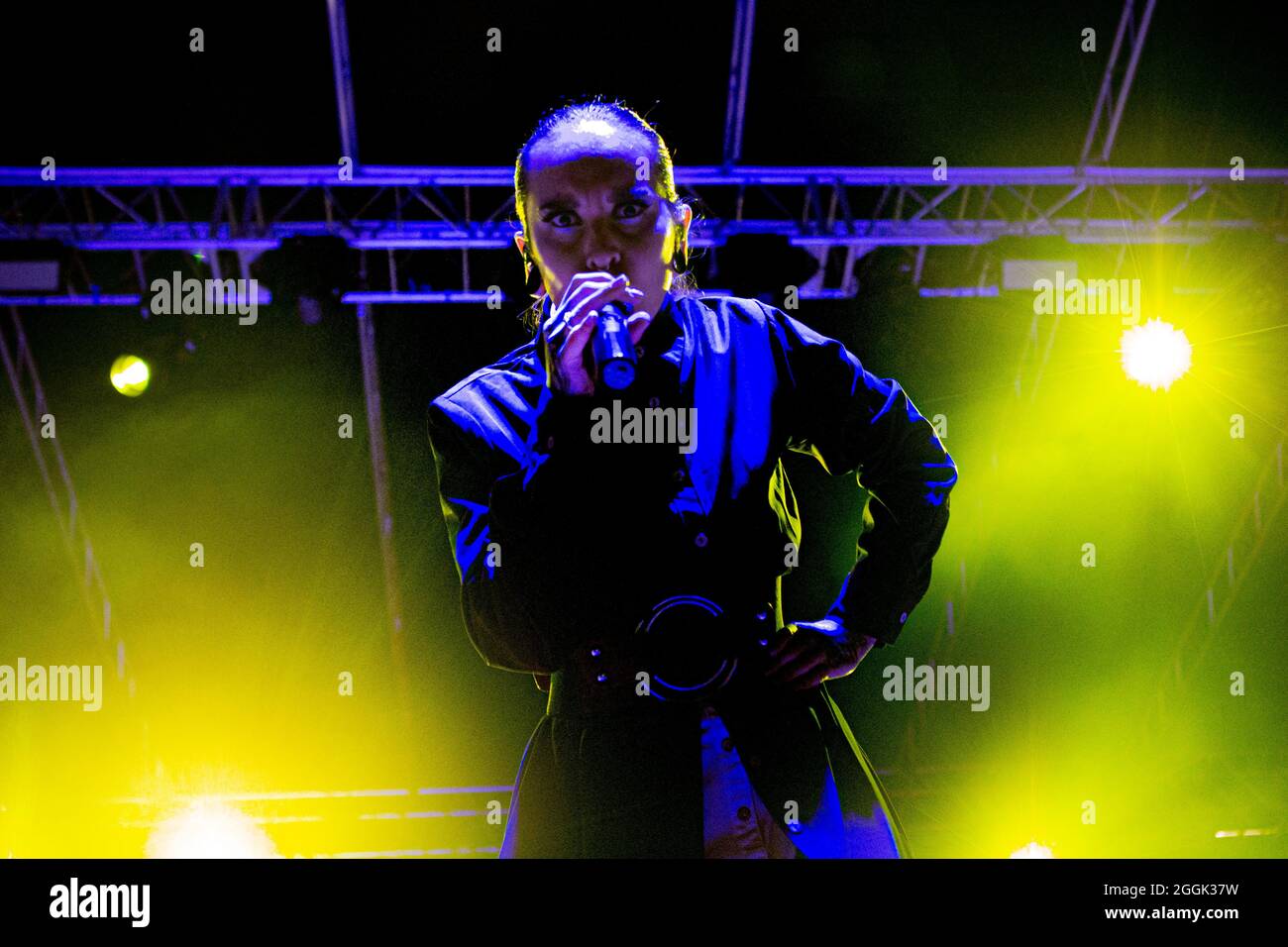 Cremona Italy 29 August 2021 The Ukrainian heavy metal band Jinjer ...