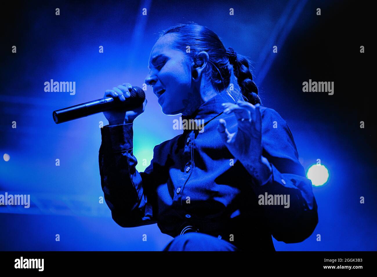 Cremona Italy 29 August 2021 The Ukrainian heavy metal band Jinjer ...