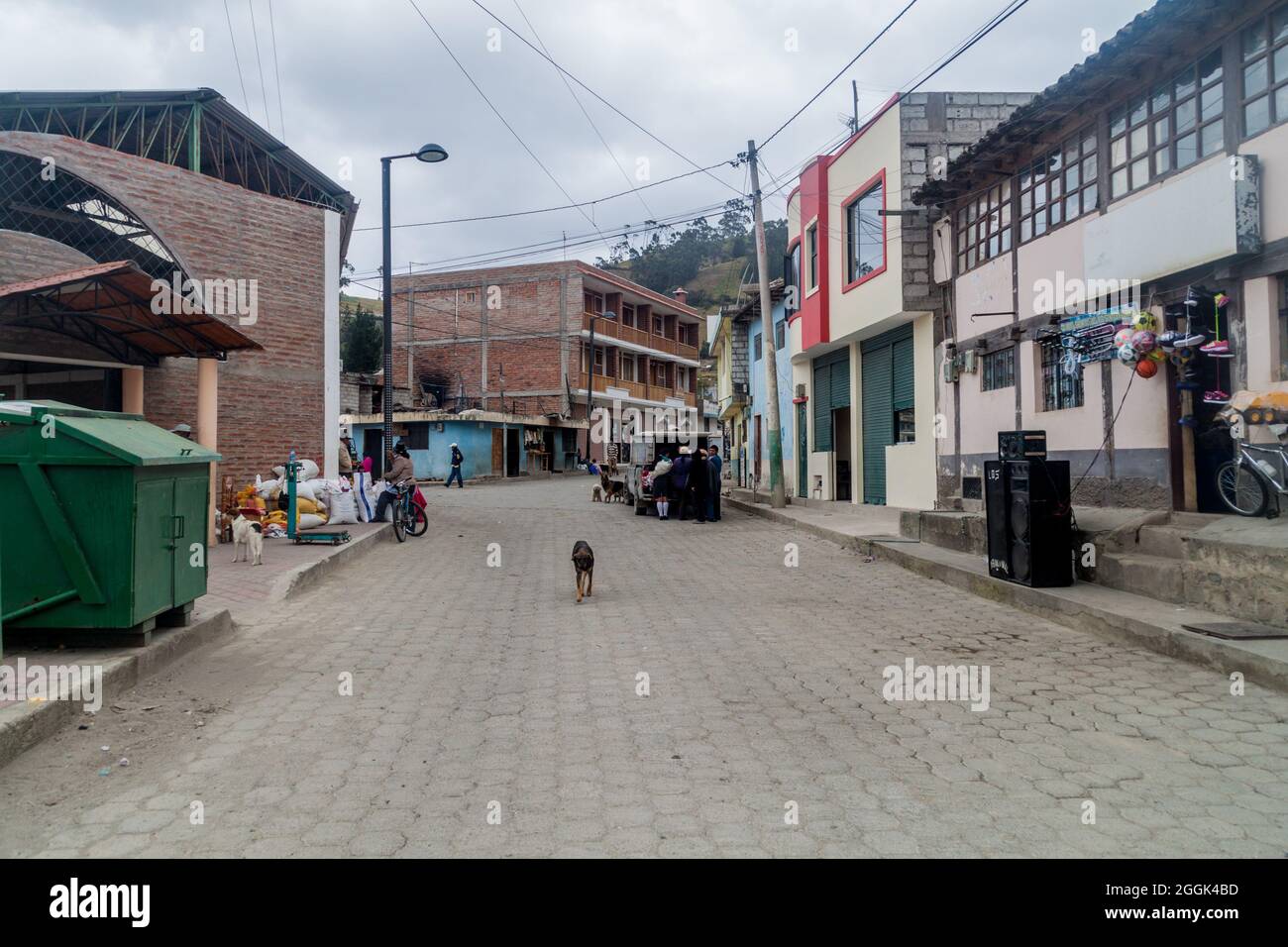 CHUGCHILAN, ECUADOR - SEPTEMBER 5, 2015: View of Chugchilan village ...
