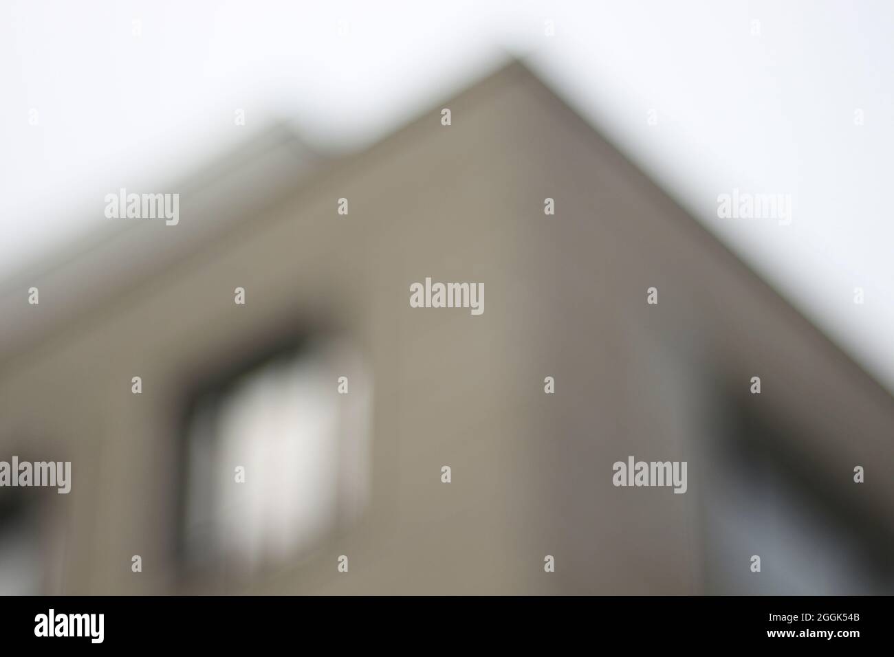 House with reflective window Stock Photo - Alamy