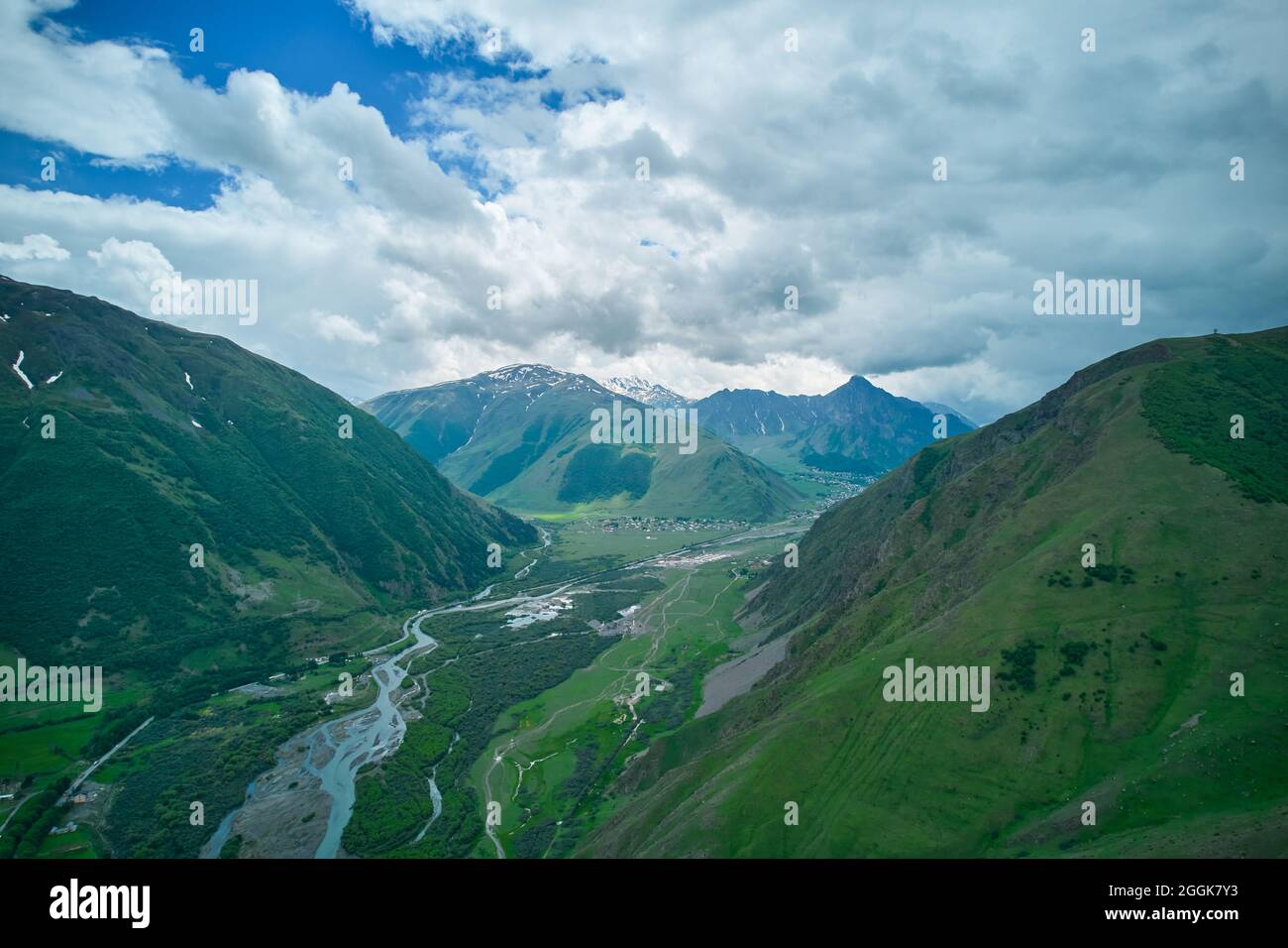 Stepantsminda mountains hi-res stock photography and images - Alamy