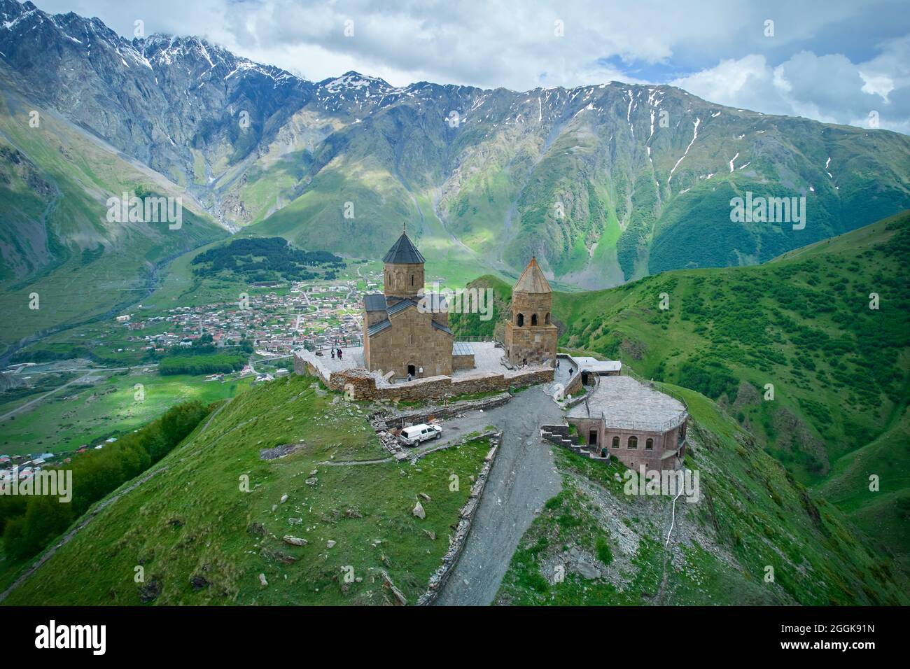 Trinity Church in Gergeti Stock Photo - Alamy