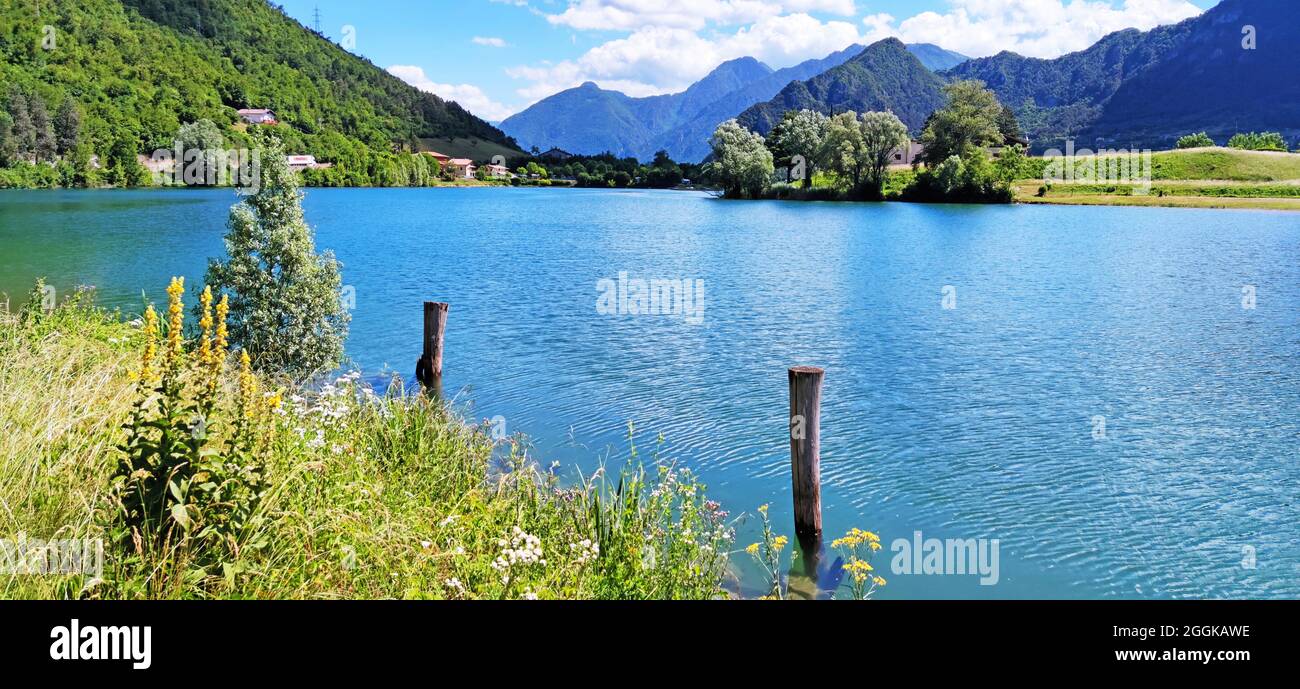 the Idrosee is one of the Northern Italian lakes, Italy, Lombardy ...