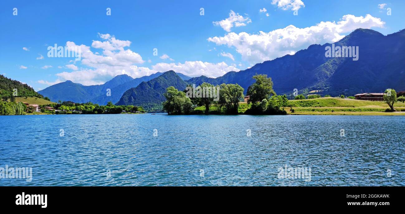 the Idrosee is one of the Northern Italian lakes, Italy, Lombardy ...