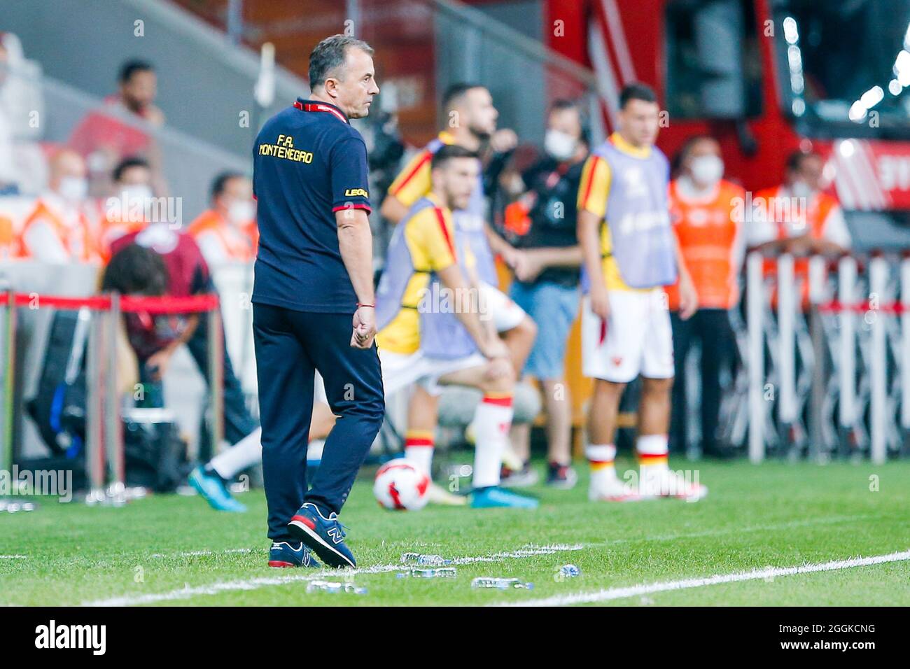 ISTANBUL, TURKEY - SEPTEMBER 1: Coach Miodrag Radulovic of Montenegro ...