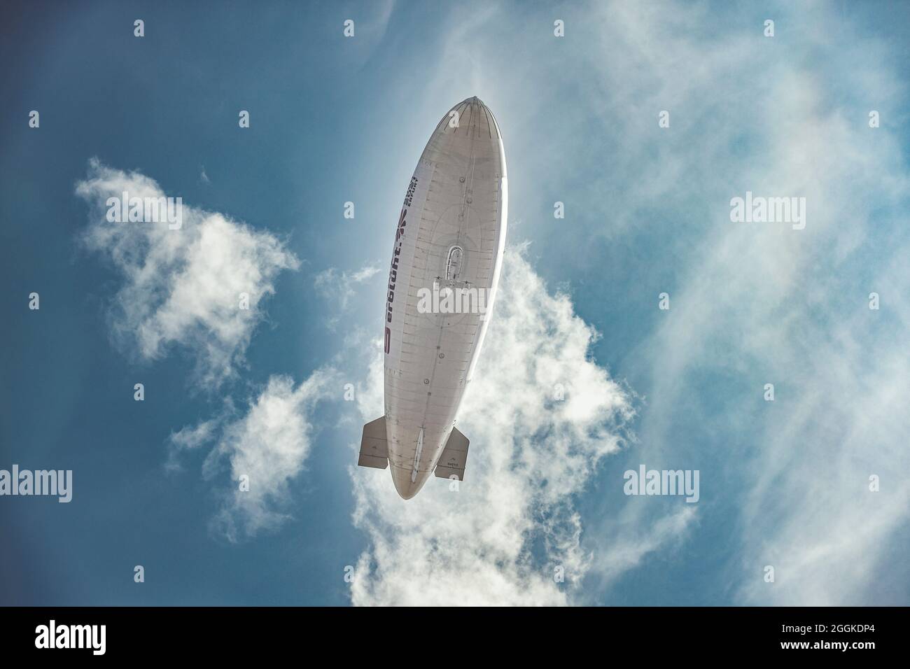 Zeppelin in the sky Stock Photo - Alamy