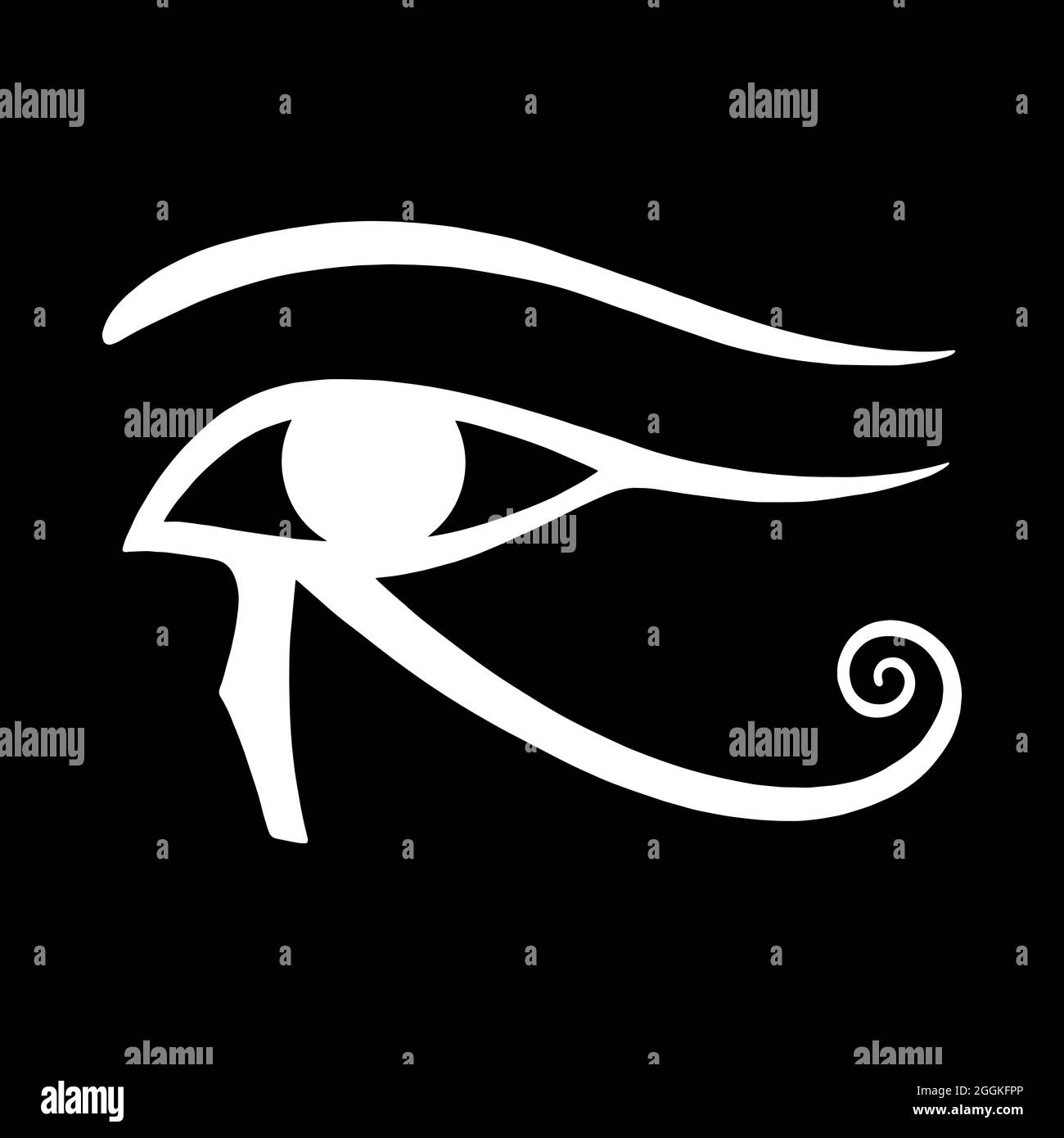 Egyptian eye illustration. Eye of Horus Stock Vector Image & Art - Alamy