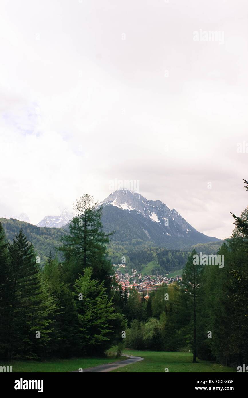Overview of the mittenwald area hi-res stock photography and images - Alamy