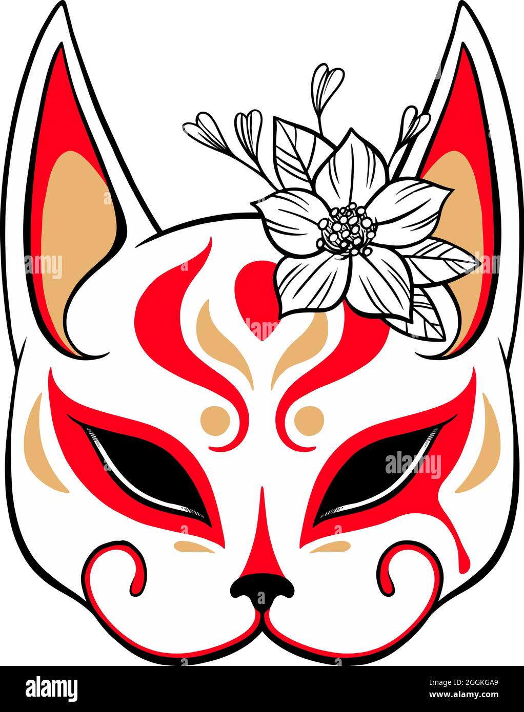 Fox Headdress Drawing