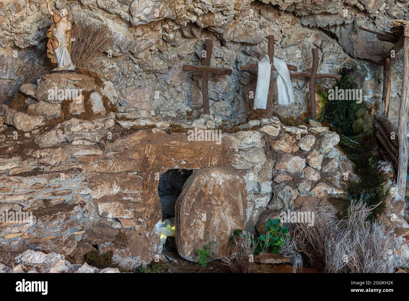 The abbey of Santa Maria di Pulsano is a monastic complex located on ...